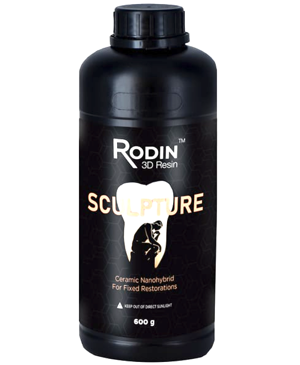 PacDent 3D Resin, Rodin Sculpture Ceramic, Nanohybrid, Shade A2, 600g ...
